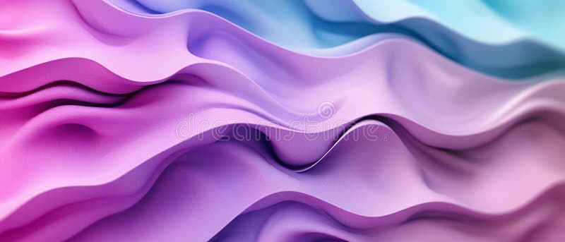 Abstract Wavy Gradient Background with Soft Colors Stock Illustration ...