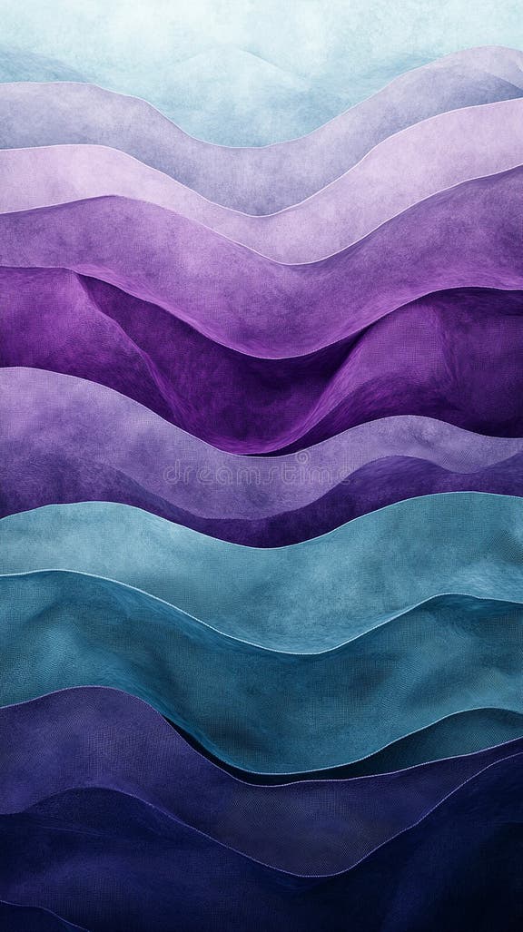 Abstract Wavy Gradient Background with Soft Colors Stock Illustration ...