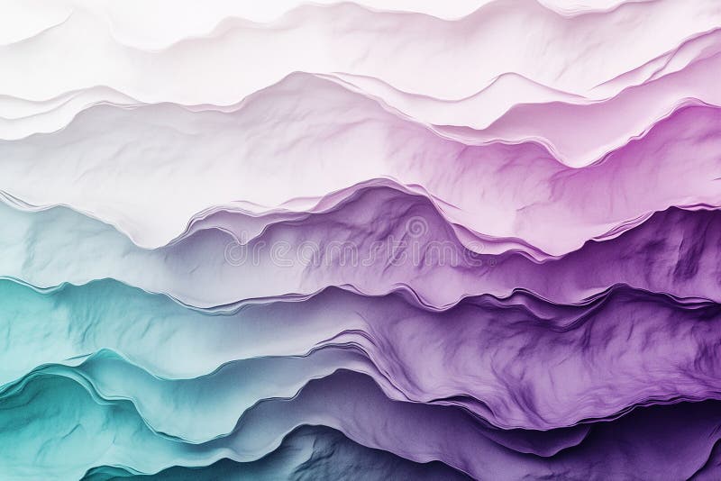 Abstract Wavy Gradient Background with Soft Colors Stock Illustration ...