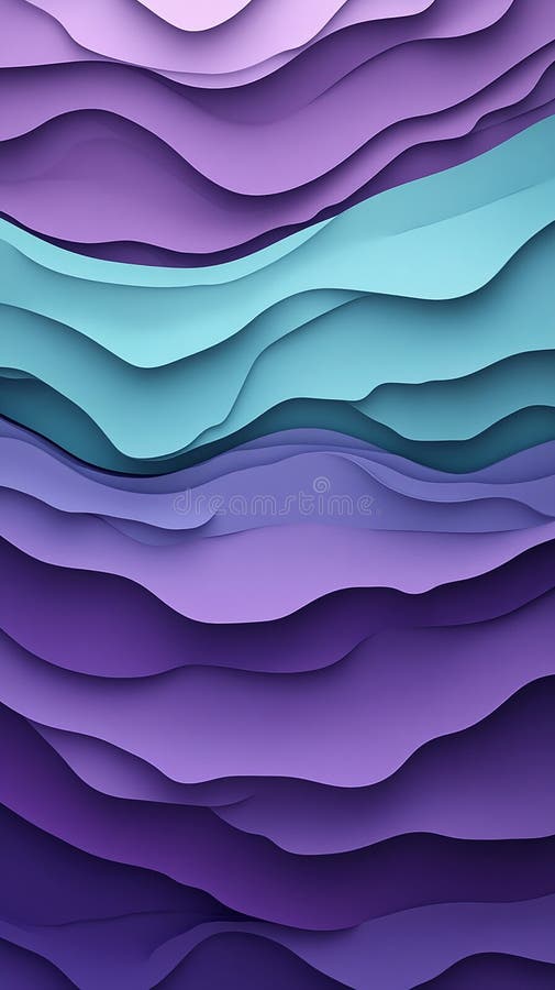 Abstract Wavy Gradient Background with Soft Colors Stock Illustration ...