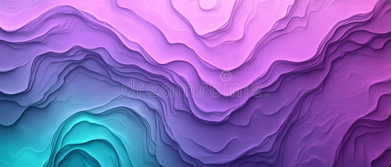 Abstract Wavy Gradient Background with Soft Colors Stock Illustration ...