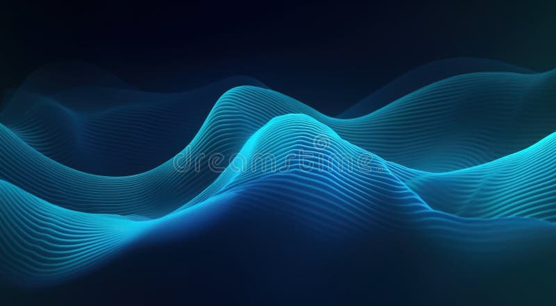Abstract Wavy Graphic Color Background, Dynamic Energetic Modern. AI ...