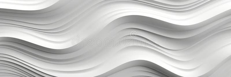 Abstract Wavy Gray Lines Background. Monochrome Textured Digital Art ...