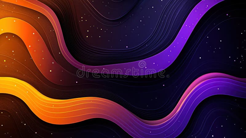 Abstract Wavy Layered Design with Vibrant Colors and Subtle Textures ...