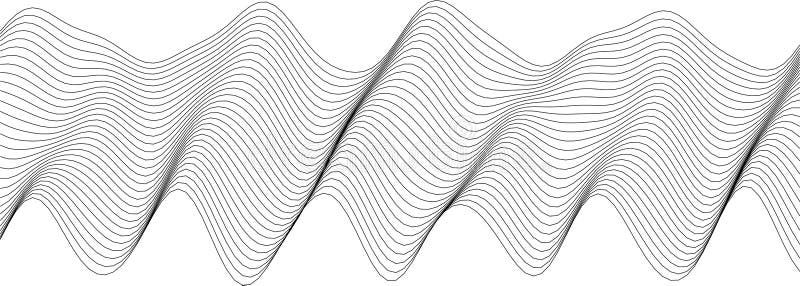 Abstract Wavy Line Art Design for Modern Digital Backgrounds and ...
