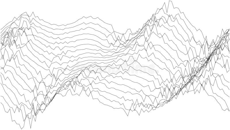 Abstract Wavy Line Art Pattern Design Perfect for Modern Decor and ...