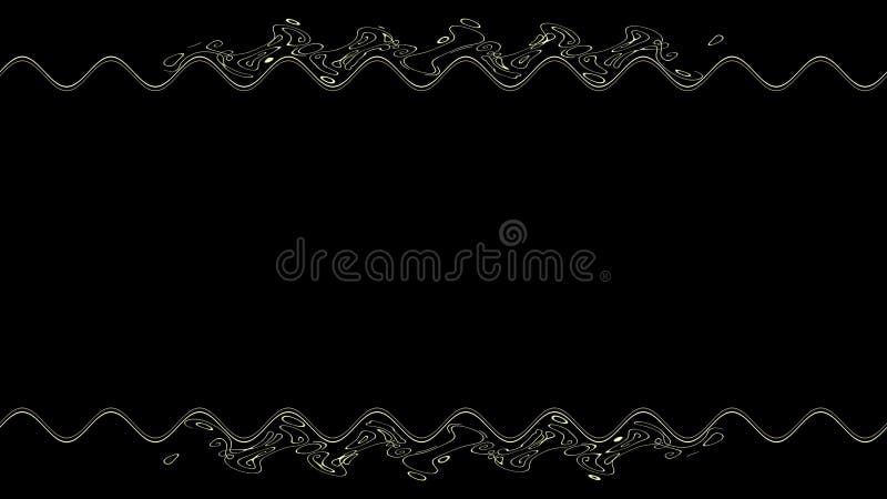 Abstract Wavy Lines Frame Design Stock Video - Video of lines, artistic ...