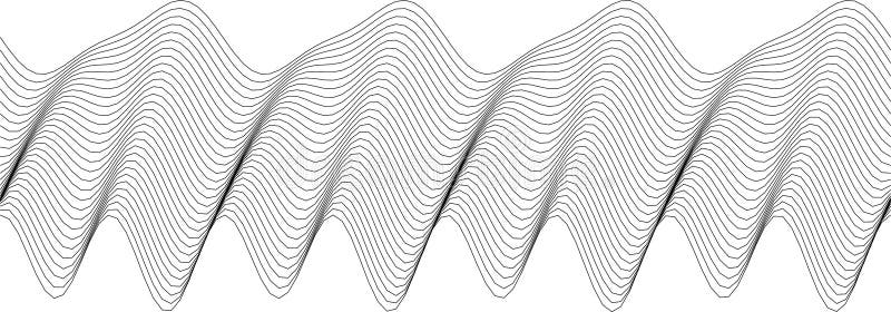 Abstract Wavy Line Pattern Design for Backgrounds and Textures Stock ...