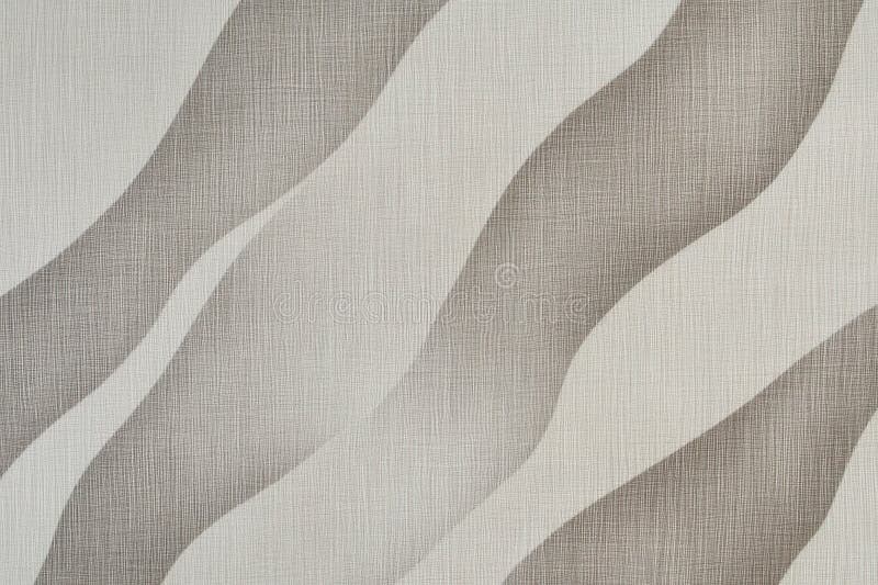 Abstract Wavy Line Pattern on Textured Fabric Background in Neutral ...