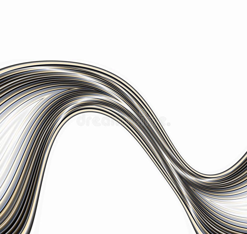 Abstract Wavy Lines stock illustration. Illustration of electrical ...