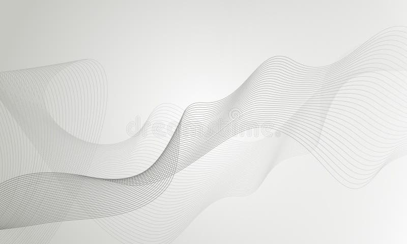 Abstract Wavy Lines for Design. Stock Vector - Illustration of building ...