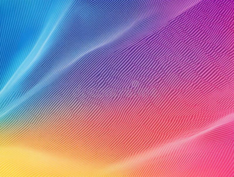 Abstract Wavy Lines Gradient Background Abstract Art Stock Illustration ...