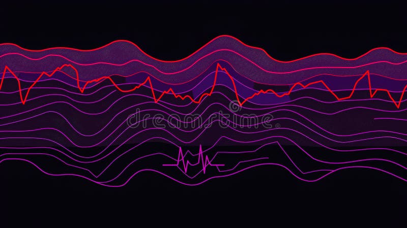 Abstract Wavy Lines Illustration, Flowing Line Art Design, Minimalist ...