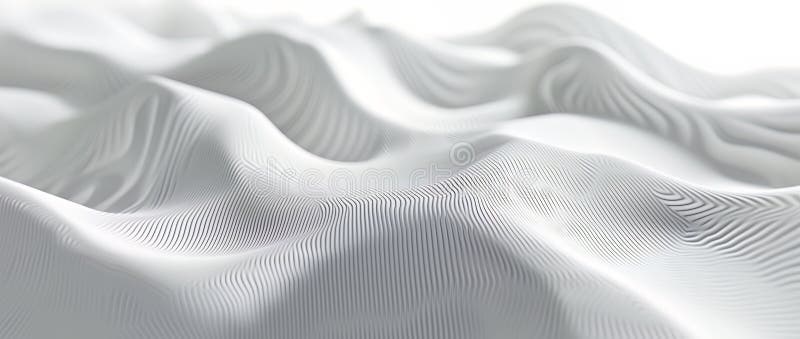 Abstract Wavy Lines on a Light Background Futuristic Technology ...