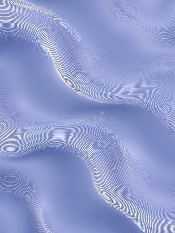 Abstract Wavy Lines in a Light Blue Color Stock Illustration ...