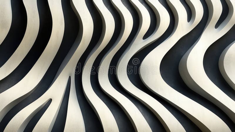 Abstract Wavy Lines: a Mesmerizing Abstract Pattern of Intertwining ...