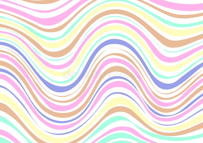 Abstract Wavy Lines Pattern Background Stock Vector - Illustration of ...