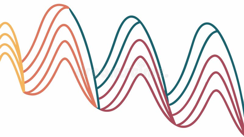 Abstract Wavy Lines Pattern, Dynamic Flow Background, Vector Design Generative AI Stock Vector ...