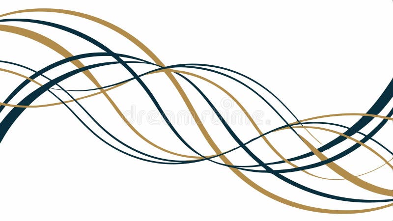 Abstract Wavy Lines Pattern Flowing Background And Dynamic Design Vector Design Generative Ai