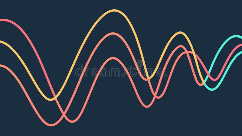 Abstract Wavy Lines Pattern Vector, Dynamic and Flowing Design, Vector Design Generative AI ...