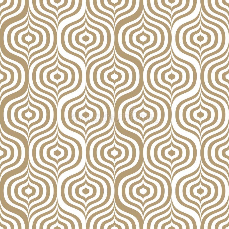 Abstract Wavy Lines Seamless Pattern. Geometric Pattern for Clothes and ...