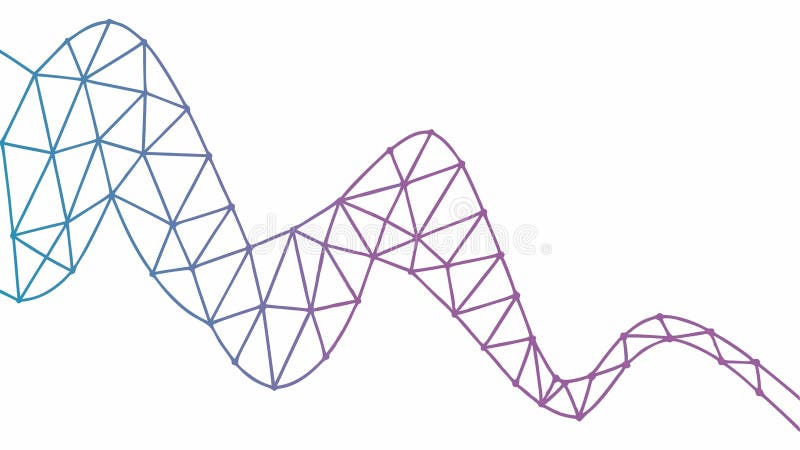 Abstract Wavy Lines, Symbolizing Flow and Dynamic Motion, Vector Design ...