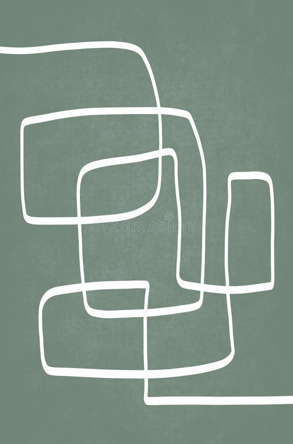 Abstract Wavy Lines Wall Poster Wall Decor Stock Photo - Image of ...