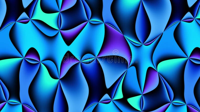 Seamless Abstract Wavy Background for Loop Playback. Stock Footage ...