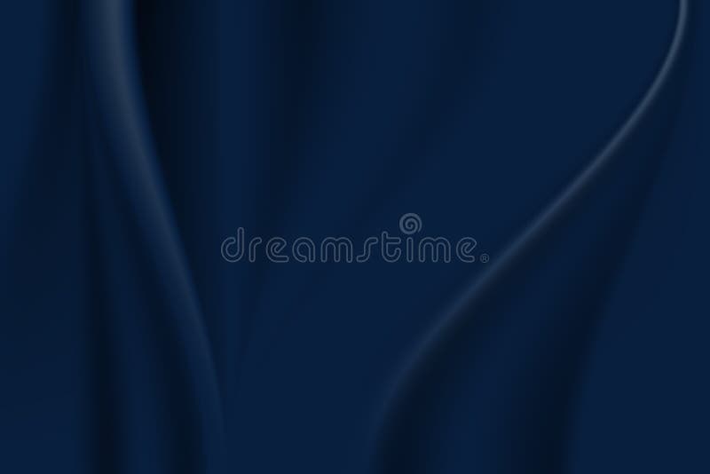 Abstract Wavy Luxury Dark Blue. Cloth Texture Wave Shadow Soft Crumpled ...