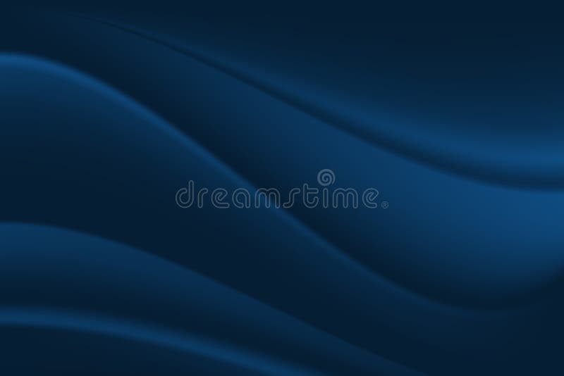 Abstract Wavy Luxury Dark Blue. Cloth Texture Wave Shadow Soft Crumpled ...
