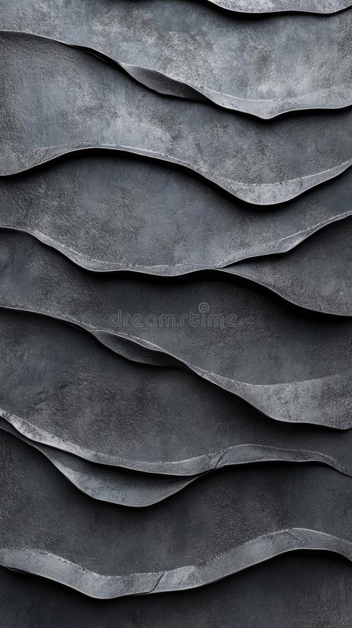 Abstract Wavy Metal Texture Background Stock Image - Image of rough ...