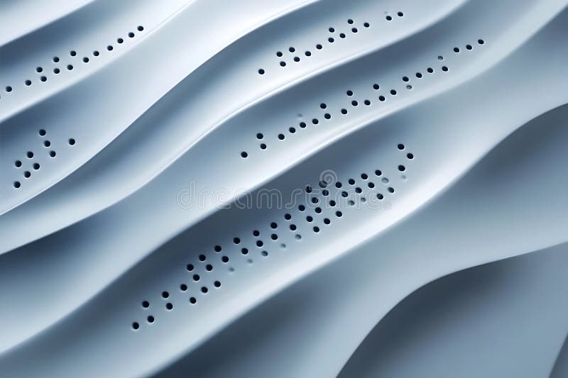 Abstract Wavy Perforated Surface Stock Illustration - Illustration of silver, abstract: 375533488