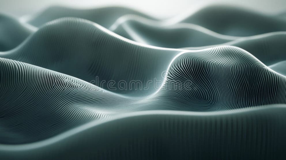 Abstract Wavy Pattern Background in Gray Scale and Smooth Surface ...