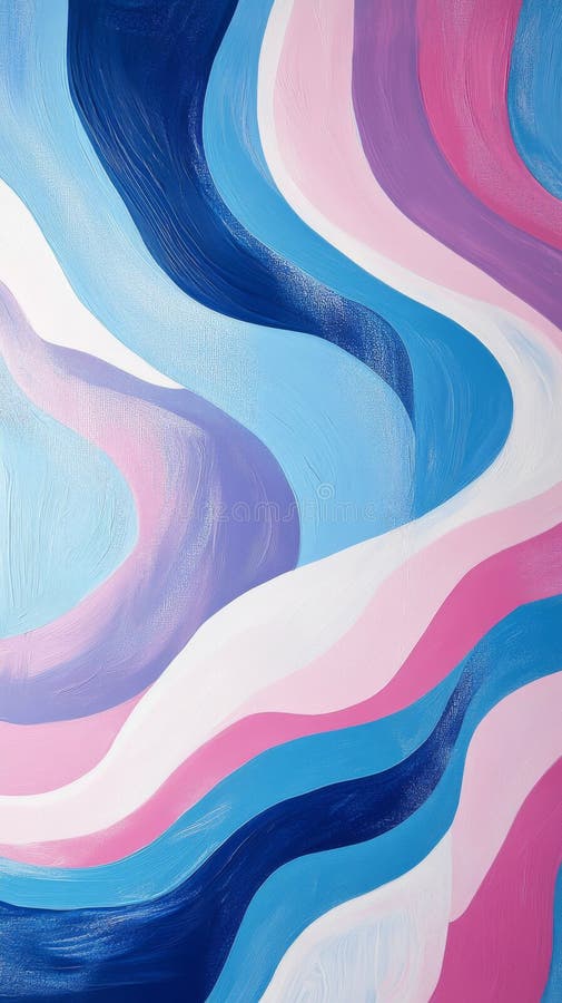 Abstract Wavy Pattern with Blue, Pink, and Purple Hues Stock Image ...