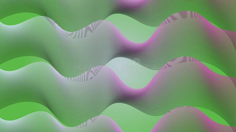 Abstract Wavy Pattern Features Undulating Parallel Lines Forming Wave ...