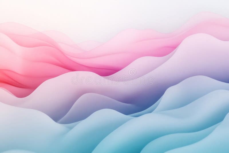 Abstract Wavy Pattern with Pink, Purple, and Blue Hues Stock ...