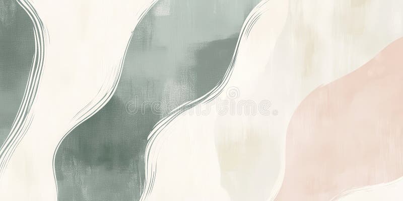 Abstract Wavy Pattern in Soft Colors for Design Use Stock Illustration ...