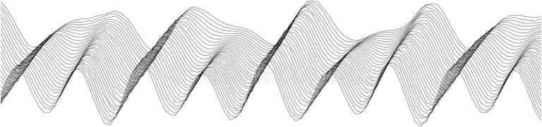 Abstract Wavy Patterns with Curved Lines for Digital Art and Design ...