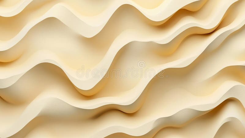 Abstract Wavy Patterns in Soft Beige Tones Create a Soothing Visual ...