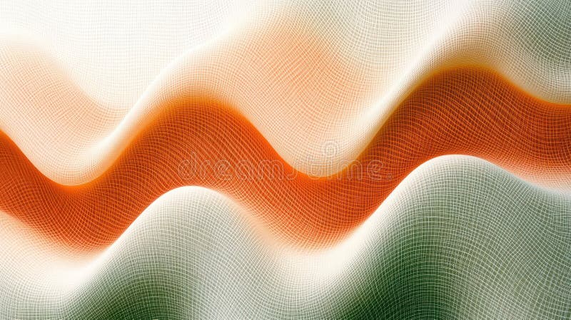 Abstract Wavy Patterns in Soft Colors Create a Calming Visual Effect ...