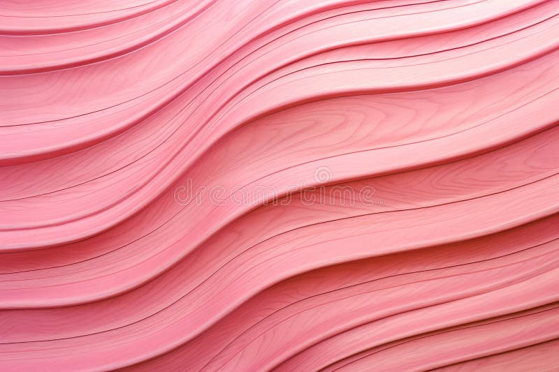 Abstract, Wavy, Pink Background with Wood Texture. Stock Photo - Image ...