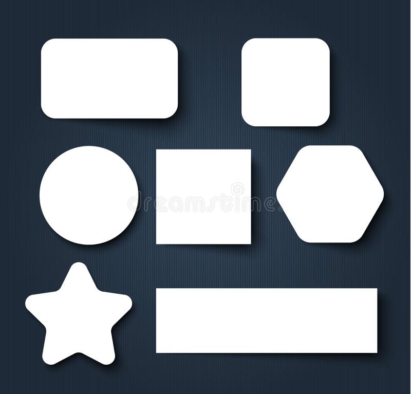 Abstract Wavy Shape Sticker Design Stock Vector - Illustration of green ...