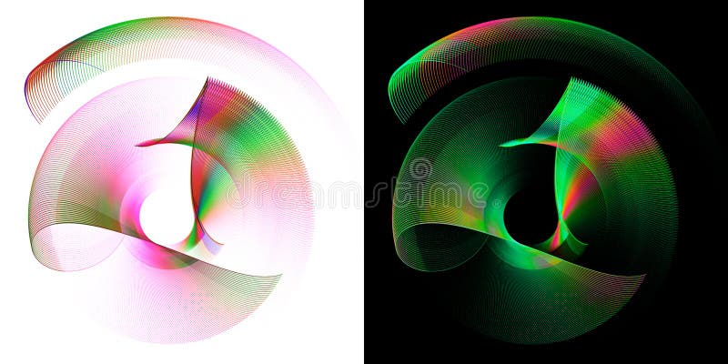 Wavy Spinning Elements Stock Illustrations – 385 Wavy Spinning Elements ...
