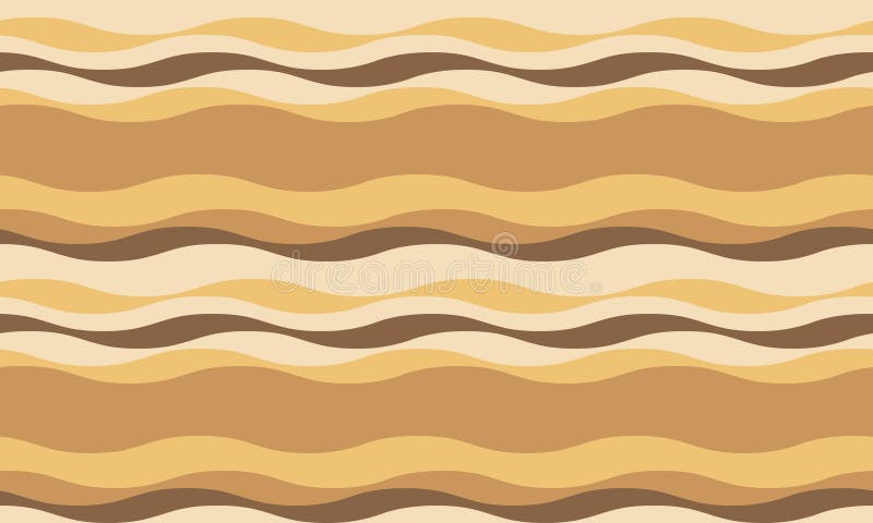 Abstract Wavy Stripes in Earthy Tones Create a Calming, Retroinspired ...