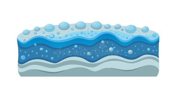 Abstract Wavy Surface Texture Vector Illustration Water, Vector Design ...