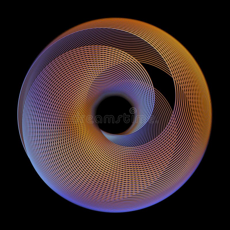 Abstract Wavy Surface Wire Shape Formed Wire Stock Illustration ...