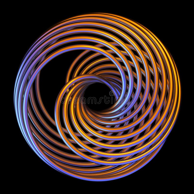 Abstract Wavy Surface Wire Shape Formed Wire Stock Illustration ...