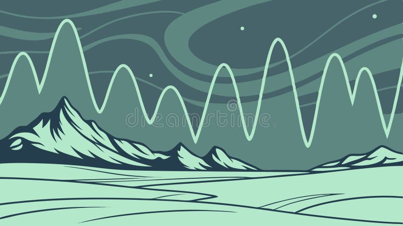 Abstract Wavy Terrain, Organic Patterns, Vector Design Generative AI ...