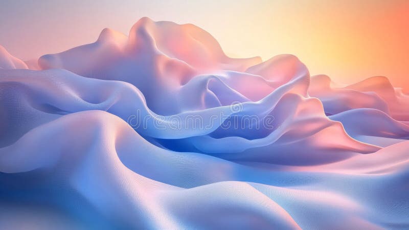 Abstract Wavy Texture Background with Soft Lighting and Gradient Colors ...