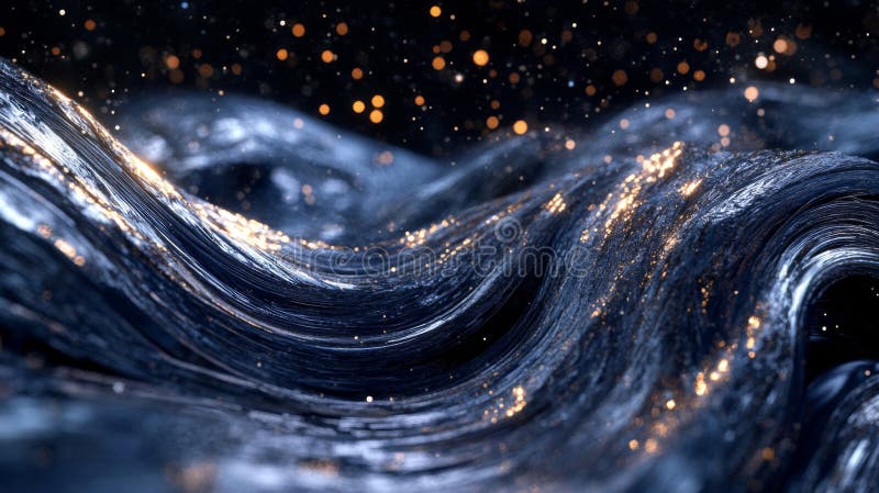 A Shimmering Gold Ornament Hanging from a String Stock Photo - Image of ...